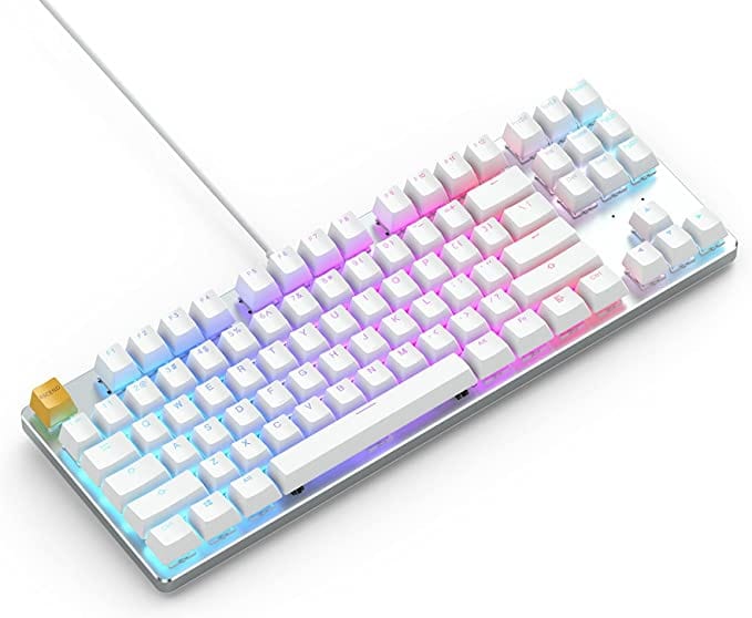 Glorious Modular Mechanical Gaming Keyboard (Tenkeyless - White ...